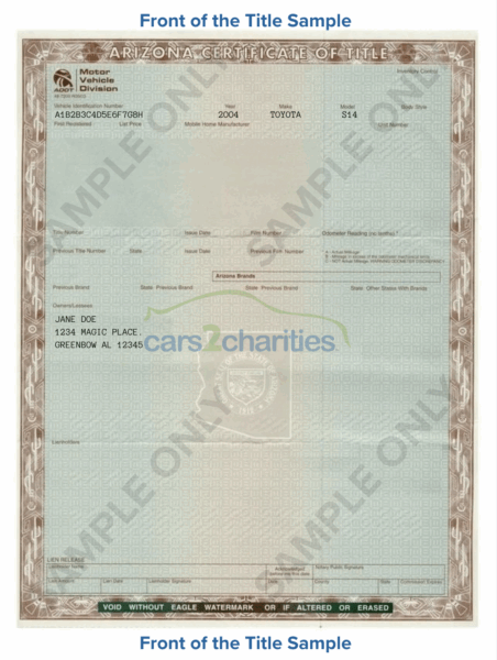 Easy step-by-step guide on signing an Arizona title