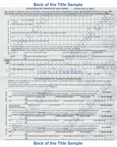 Easy step-by-step guide on signing an California title