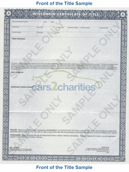 Easy step-by-step guide on signing a Wisconsin title.